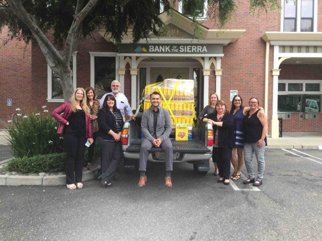 Cheerio! Bank of the Sierra Donates to Cereal Drive | Bank of the ...